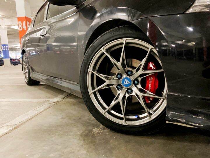 ล้อแม็กซ์ VLF flow forming แท้ ขอบ18 5h114 ใช้โค้กลดอีก 2000 สวย สปอร์ต ...