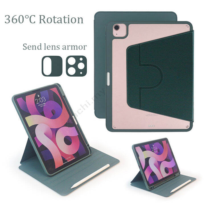 Eachi. IPad Pro เคสสำหรับไอแพด2022 11นิ้วพร้อมช่องใส่ดินสอเคสหนังสำหรับ ...