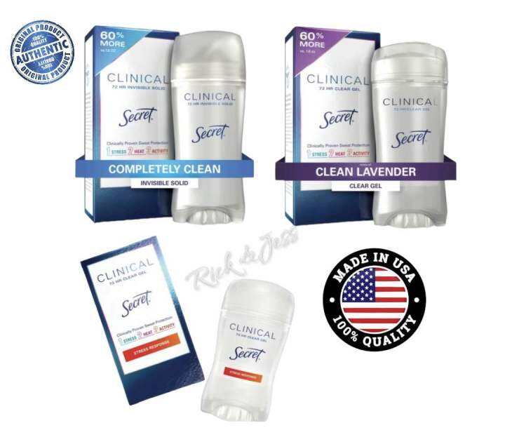 Secret Clinical Strength Invisible Solid Antiperspirant and Deodorant ...