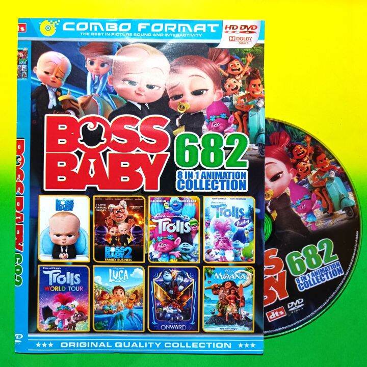 KASET FILM KARTUN ANAK KOLEKSI BOSS BABY VOLUME TERLARIS 682. | Lazada Indonesia