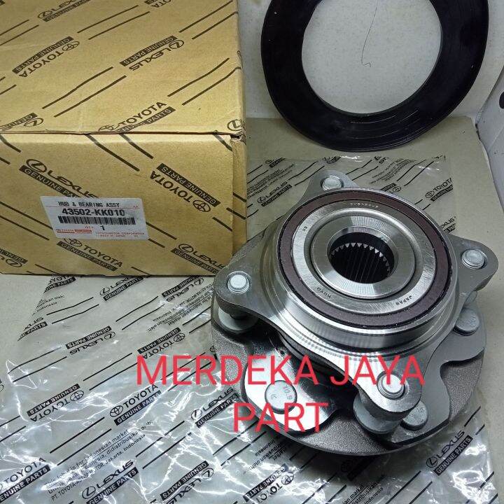 WHEEL HUB NAP RODA DEPAN KOMPLIT TOYOTA HILUX REVO FORTUNER VRZ MADE ...