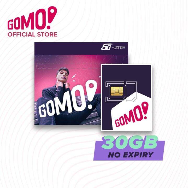 Gomo Sim w/ 30gb No Expiry | Lazada PH