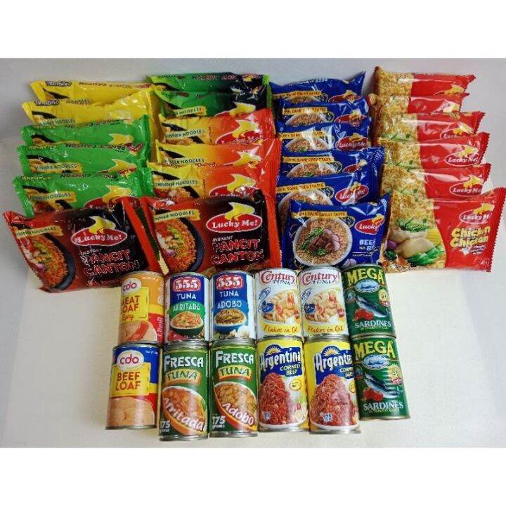 Grocery Package ( Noodles/Canton & Canned Goods ) | Lazada PH