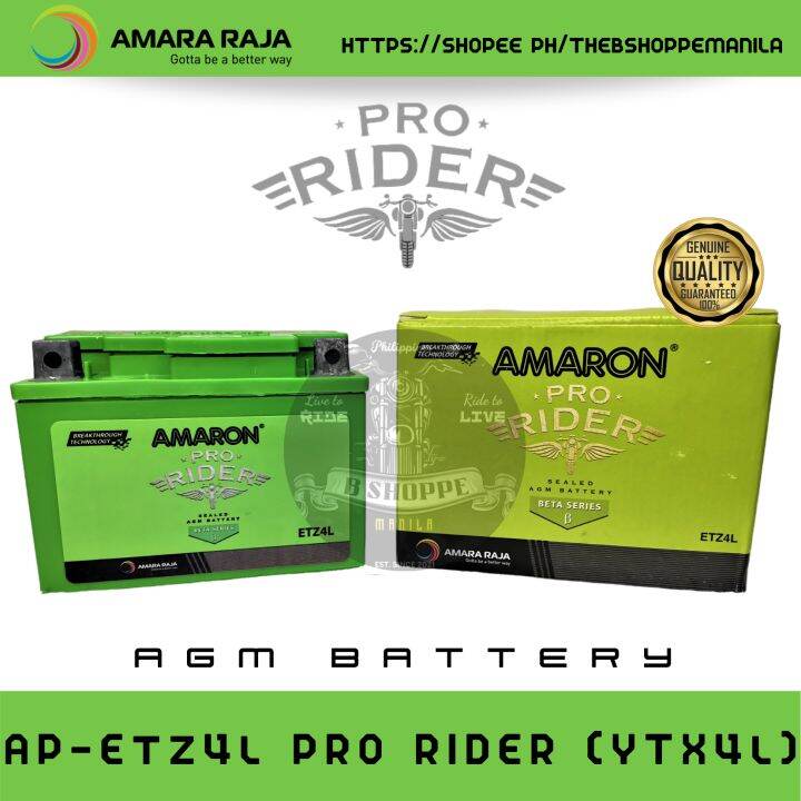 4L Amaron Motorcycle Battery (AGM) (YTX4L) | Lazada PH