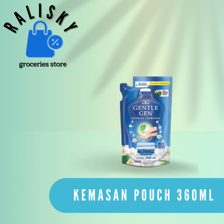 Deterjen Cair Gentle Gen Pouch 360ml | Lazada Indonesia