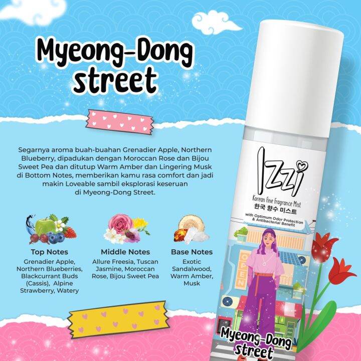 Parfum IZZI korean Myeong Dong Street 100ml | Lazada Indonesia