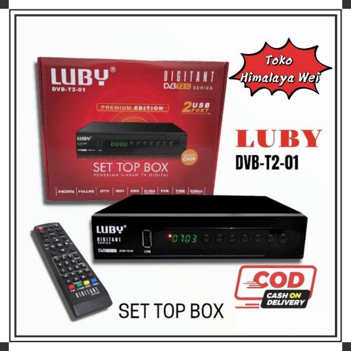 Set Top Box Luby Dvb-T2-01 / Stb Dvb-T2-01 Penerima Siaran Tv Digital | Lazada Indonesia