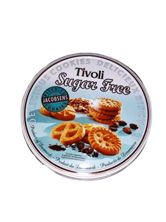Jacobsens Tivoli Tin Can Sugar Free Cookies | Lazada PH
