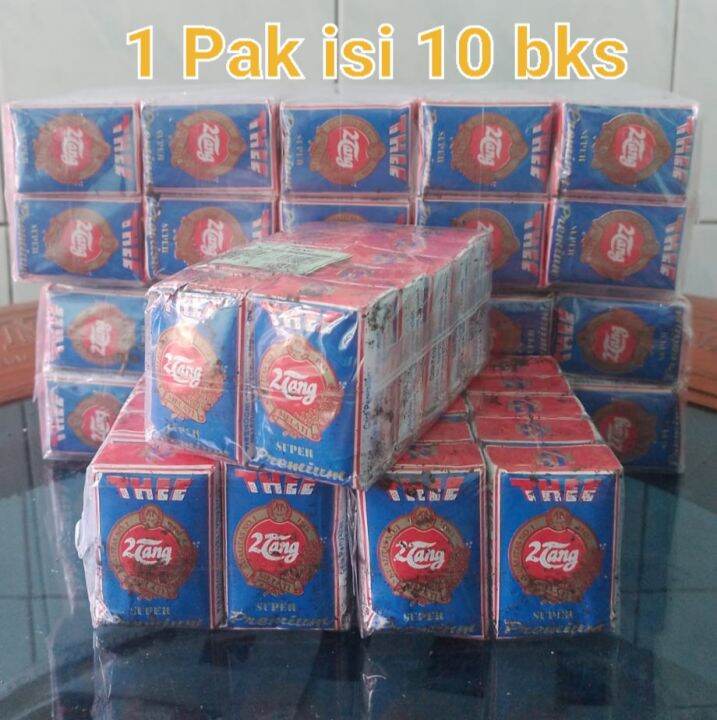 TEH 2 TANG PREMIUM 1 PAK BUNGKUS BIRU | Lazada Indonesia