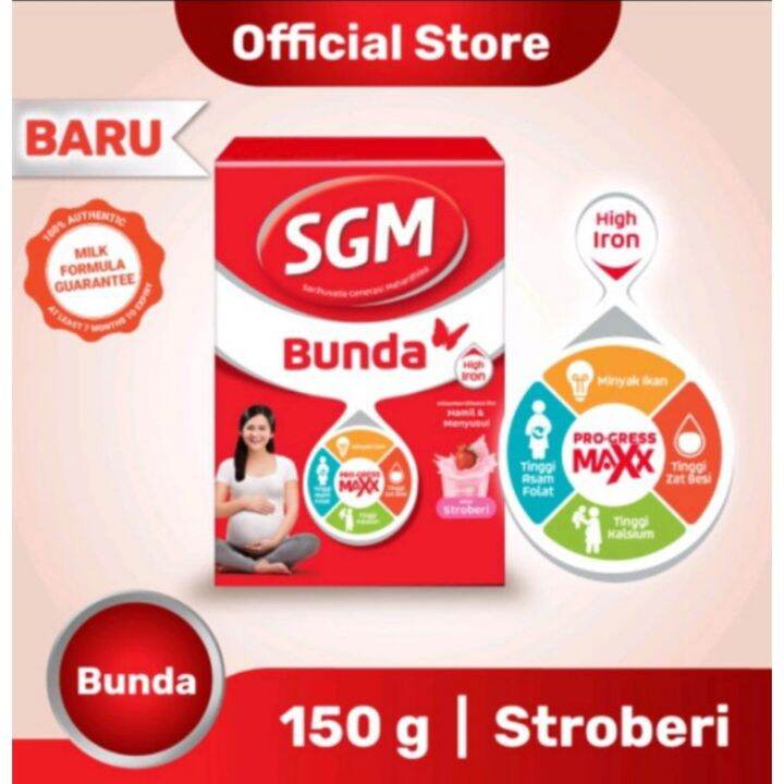 SGM Bunda 150gr Original || Susu Formula Bunda / Susu bubuk | Lazada Indonesia