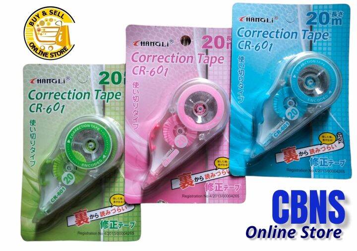 CORRECTION TAPE 20m x 5mm CR-601 | Lazada PH