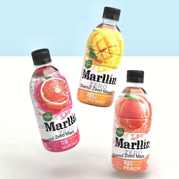 น้ำผลไม้ New 💜Marlin Zero น้ำผลไม้เกาหลี 0 แคล | Lazada.co.th