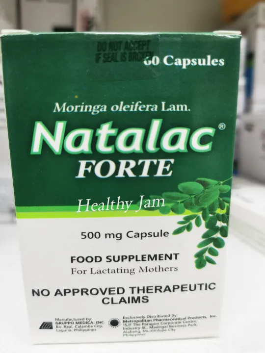 NATALAC FORTE 500MG MALUNGGAY CAPSULE 60 PCS | Lazada PH