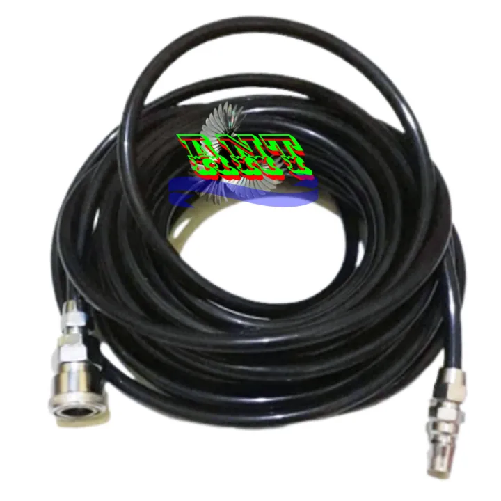 Selang Angin PU Hose Hitam 15 Meter Diameter 8x5 mm Warna HITAM Plus ...