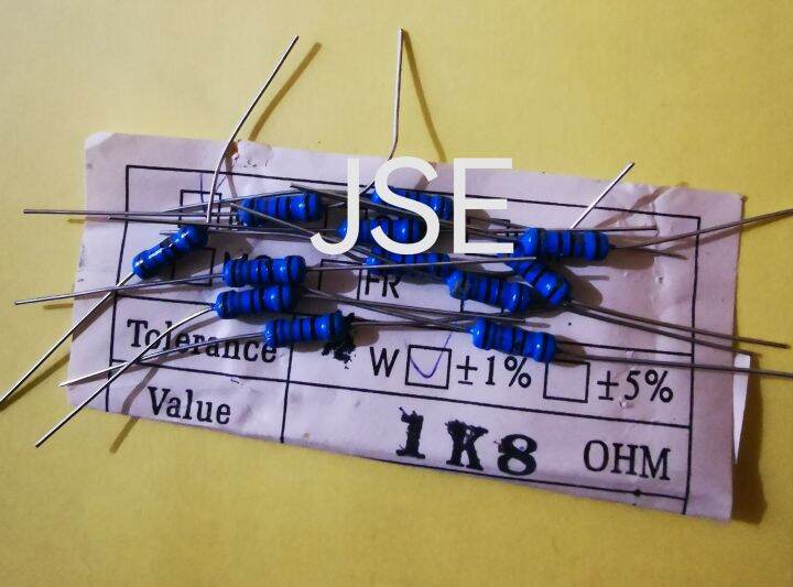 RESISTOR 1/2 WATT 1K8 OHM ISI 12 PCS | Lazada Indonesia