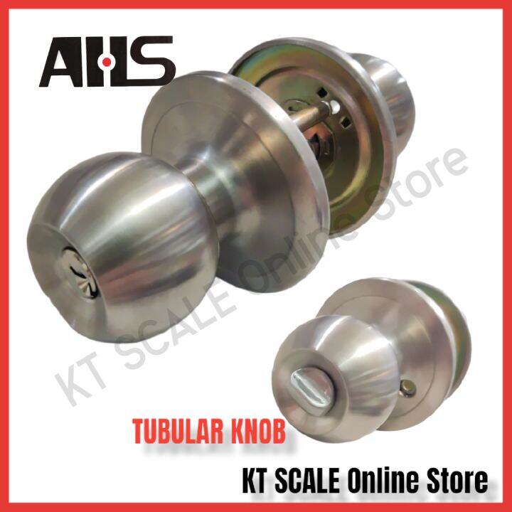 AHS TUBULAR KNOB LOCK SET STAINLESS STEEL BODY | Lazada