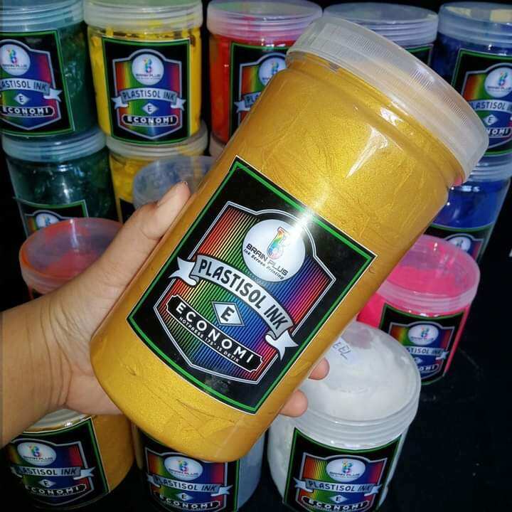 cat plastisol shimmer gold dan silver/cat plastisol brain plus | Lazada ...