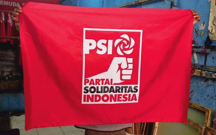 Bendera PARTAI SOLIDARITAS INDONESIA Panjanh 1.5 Lebar 1mtr | Lazada ...
