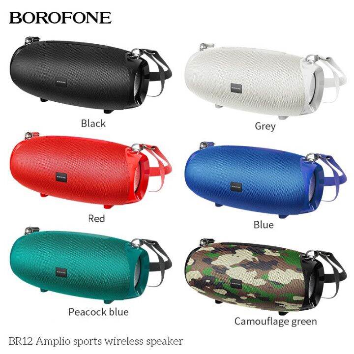 Loa Bluetooth Borofone BR12 Đơn vị loa: 52mm*2 Kích thước: 230x108x108mm; Trọng lượng: 590g ...