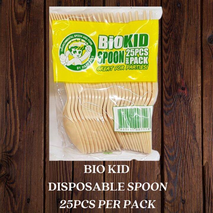 Disposable Biokid Spoon (25pcs per pack) | Lazada PH