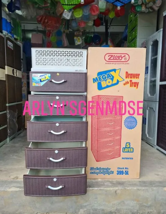 ZOOEY MEGABOX 5 LAYER DRAWER WITH TRAY | Lazada PH