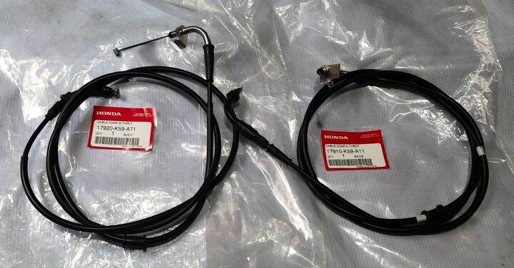 HONDA GENUINE THROTTLE CABLE SET CLICK 125 | Lazada PH