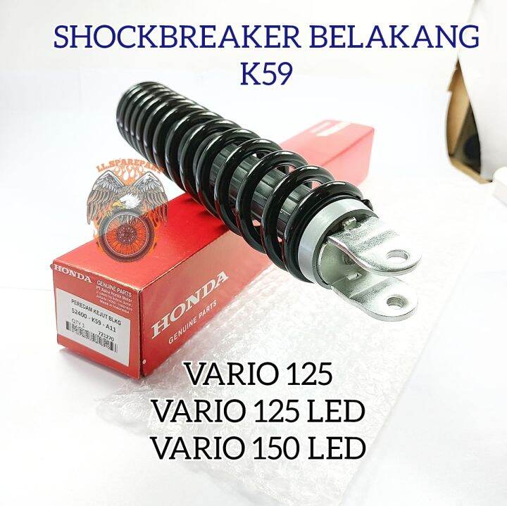 SHOCKBREAKER SHOCK BELAKANG ORI HONDA K59 KUALITAS ASLI ORIGINAL HONDA VARIO 125 VARIO 150 LED ...