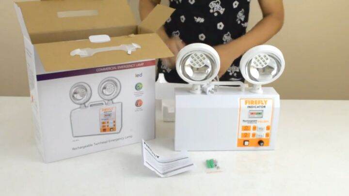 2023 New Quick Response Twinhead Rechargeable LED Automatic Emergency ...