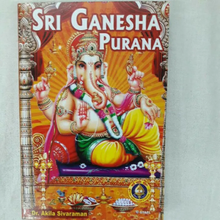 Sri Ganesha Puranam Purana Vinayagar English Book | Lazada