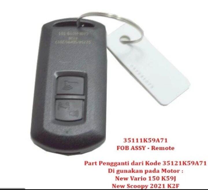remote keyless vario 150 2018 2019 2020 2021 2022 35111-k59-a71 ...