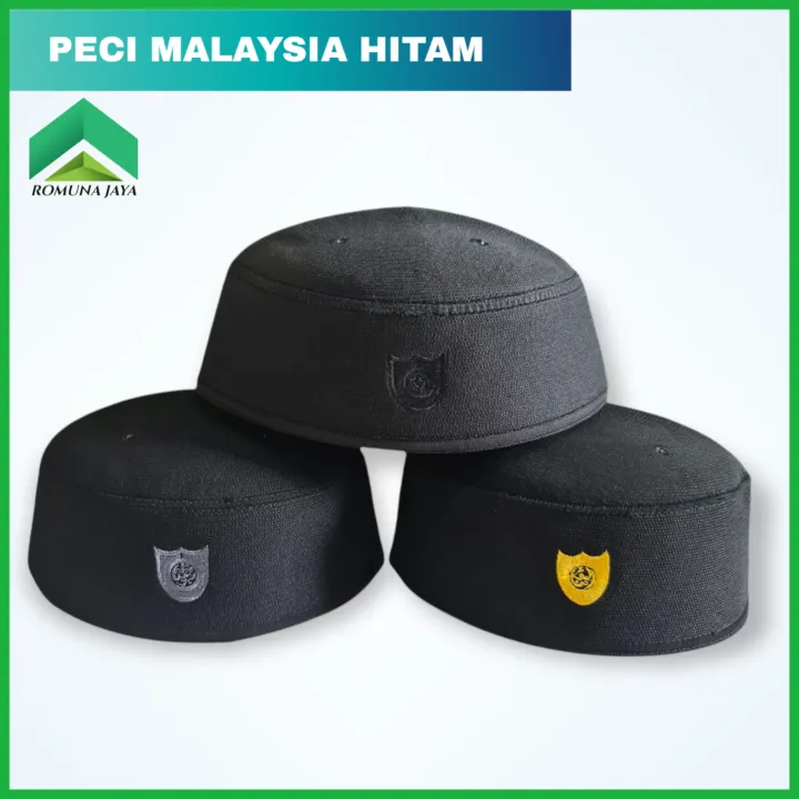 PECI SONGKOK KOPIAH MALAYSIA HITAM SUPER | Lazada Indonesia