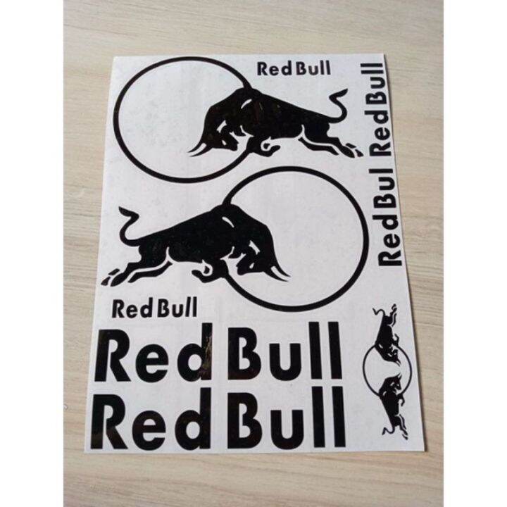stiker helm red bull full set hitam | Lazada Indonesia