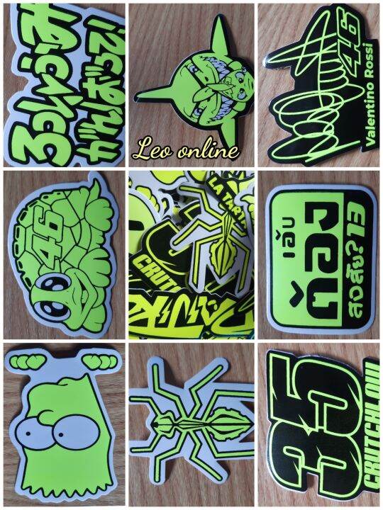 stiker stabilo isi 10 sticker campur bahan graftac stiker stabilo ...