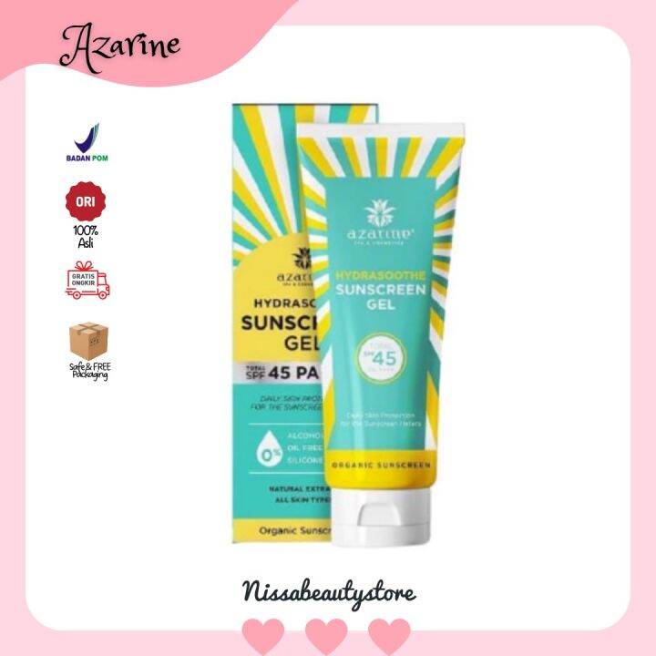 Azarine Aqua Essence Sun Shield Serum SPF 50 PA++++ 100ml | Azarine Sun ...