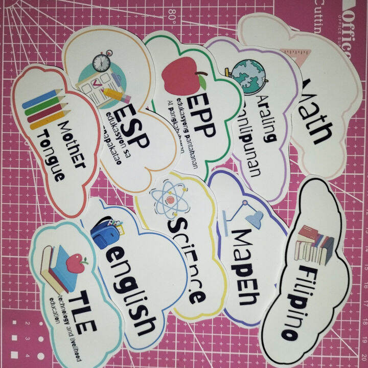 Aesthetic Subject Sticker Labels | Lazada PH