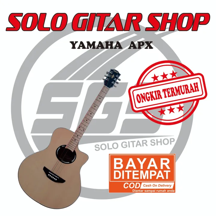 gitar akustik yamaha apx 500ii tanam besi gratis packing kayu | Lazada Indonesia