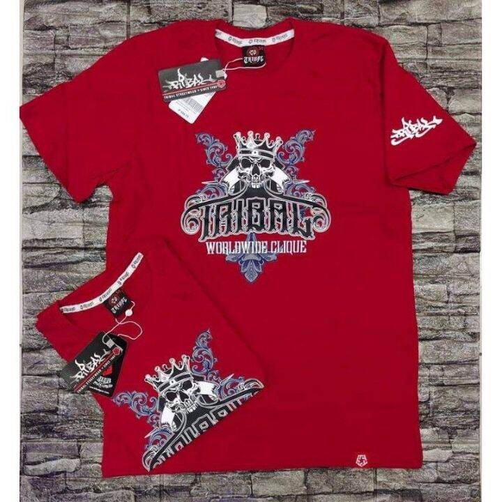 TRIBAL BRANDED OVERRUN T-SHIRT FOR MEN MALL PULL OUT | Lazada PH
