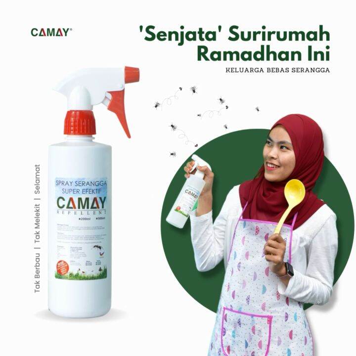 Camay Spray Serangga Organik Insect Repellent Pest Control Pest ...