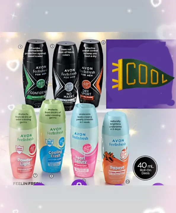 AVON Feeln Fresh Antiperspirant Roll-On Deodorant for men 40ml | Lazada PH