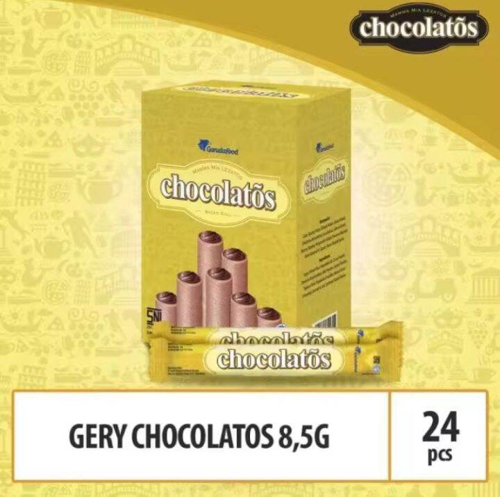 Chocolatos Wafer Roll isi 24 pcs x 85 gram | Lazada Indonesia