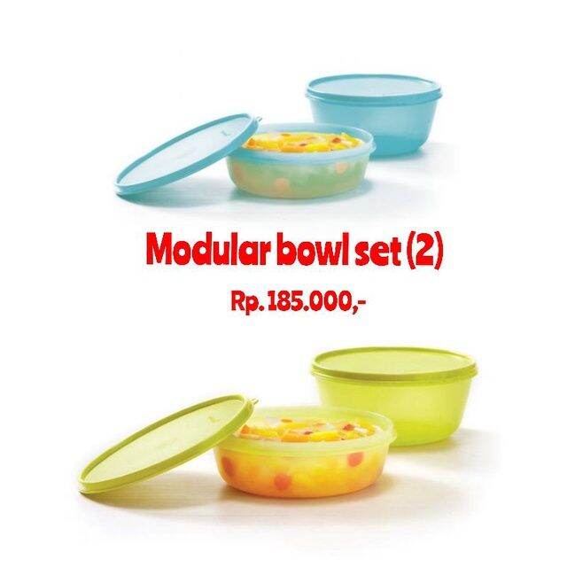 modular bowl set tupperware (2) | Lazada Indonesia