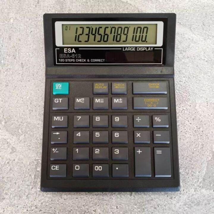 Kalkulator Dagang Calculator Besar Esa 612 Original Check & Correct ...