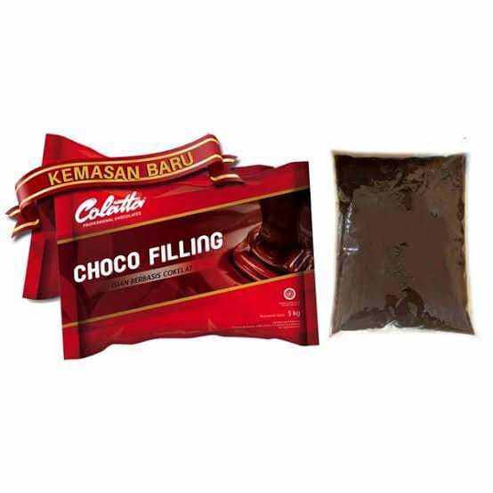 Colatta Coklat Filling 200 gram Selai choco topping isian roti , cake ...