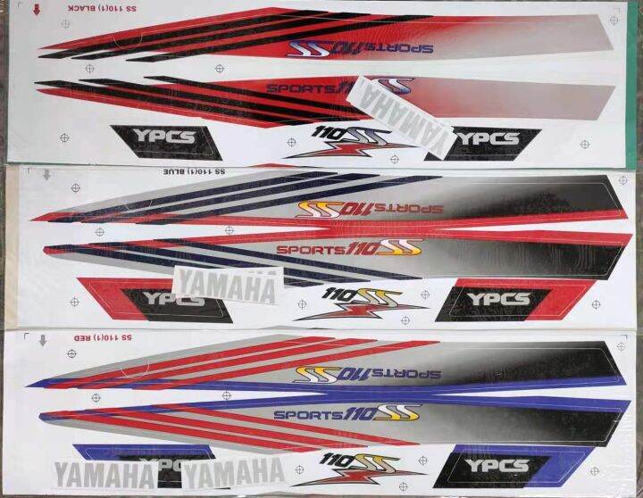 Yamaha Y110 / Sport 110ss (1) Body Sticker | Lazada
