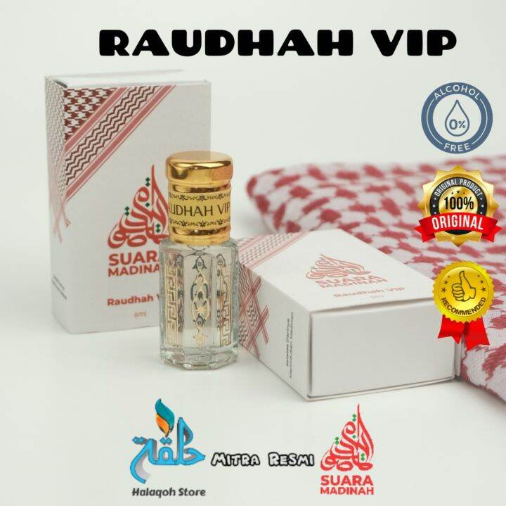 Raudhah VIP 3ml Original Parfum Suara Madinah Aroma karpet Masjid ...