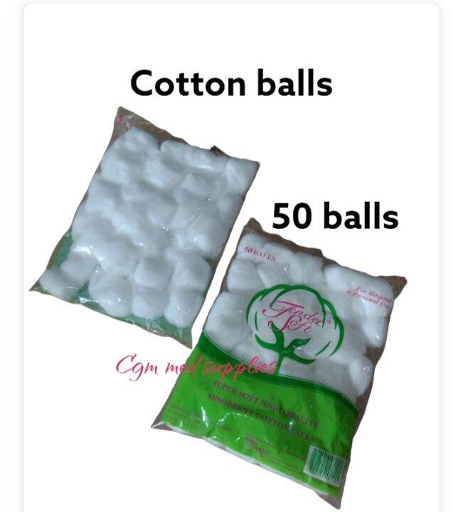 COTTON BALLS 50 BALLS TENDER SOFT | Lazada PH