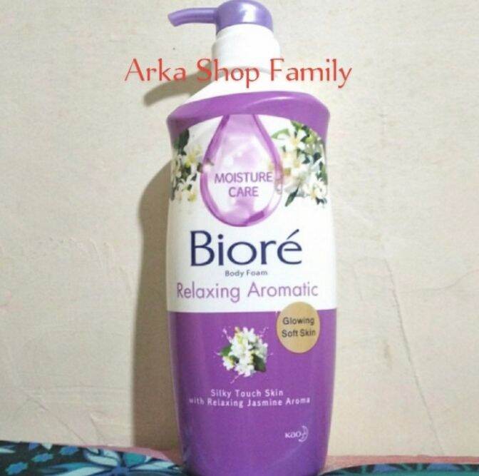 BIORE Relaxing Aromatic Sabun Mandi Cair Pump Botol Pompa 550ml ...