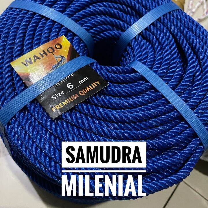 Tali Tambang Plastik PE 6mm / 7mm +/- 200 METER (1 ROL) MURAH BERKUALITAS | Lazada Indonesia