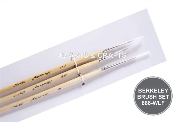 Berkeley fine detail brush set (888WLF) | Lazada PH