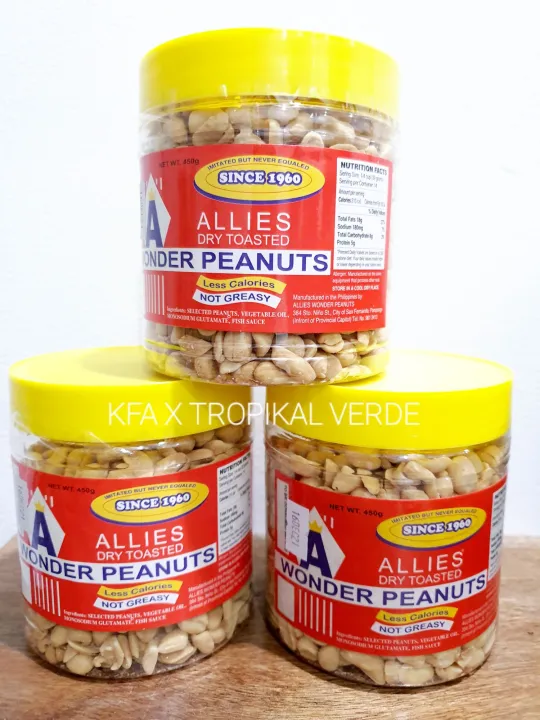 Allies wonder peanuts (without garlic chips) 450g | Lazada PH